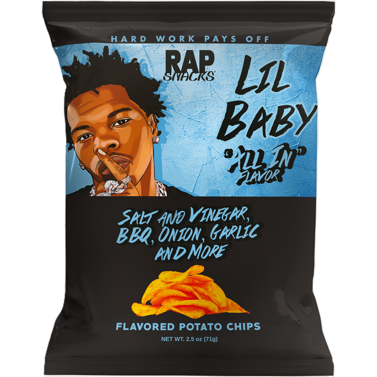 Rap Snacks Lil Baby All In Potato Chips 71g – Taste of Spain